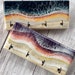 Ocean Sunset Resin Key Holder: Beach Wave Wood Organizer - Etsy