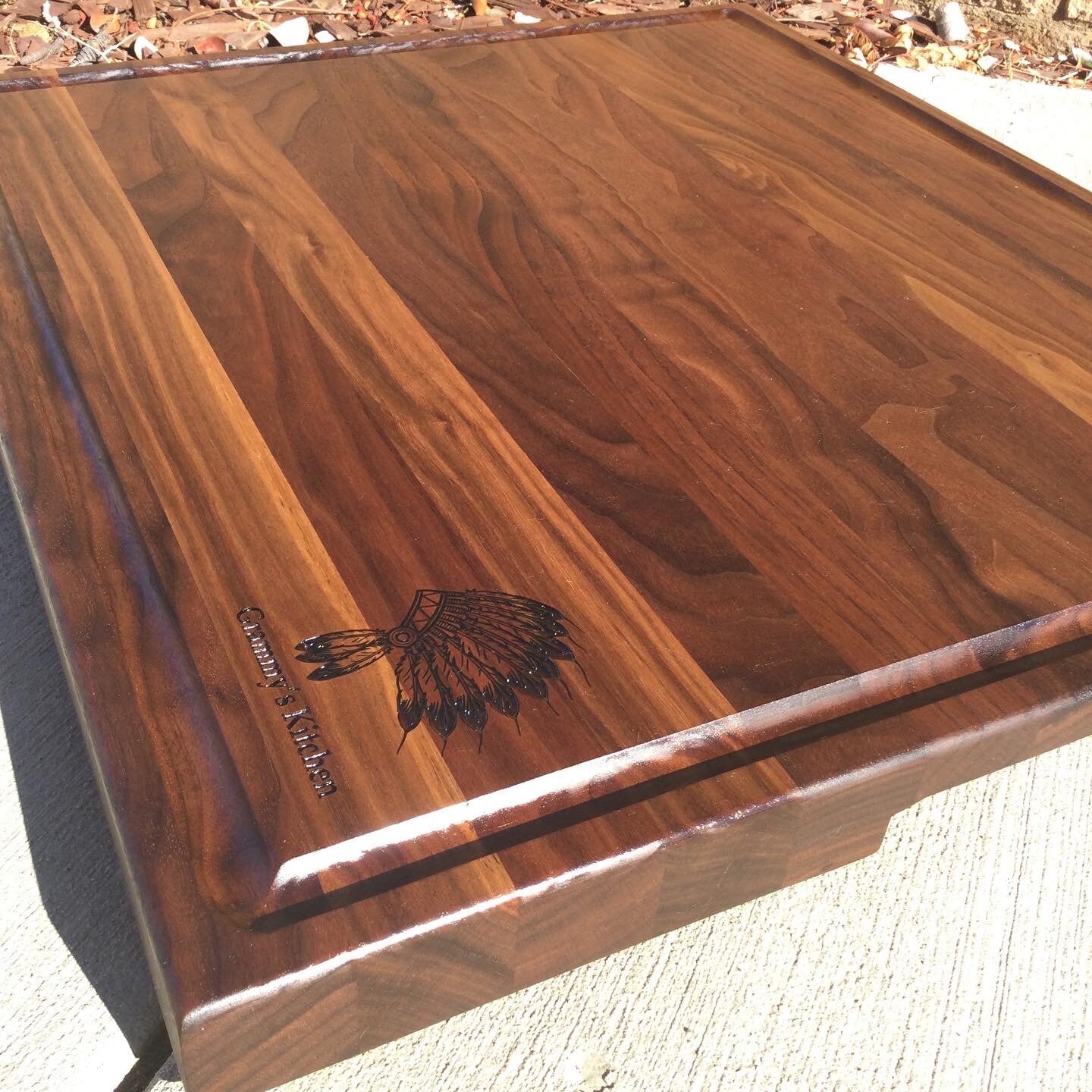 Walnut Chopping Block. Extra Large Sizes Available! Anniversary ...