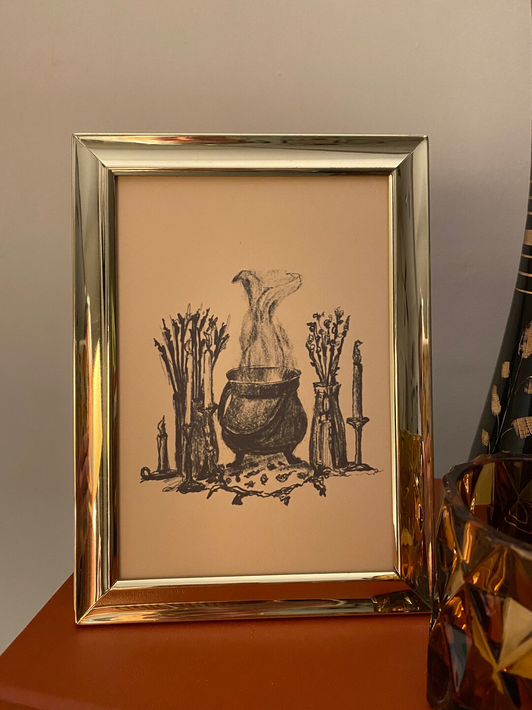 Witches Brew | Pencil Drawing | Art Print | Spooky Sketch | Witch Art ...