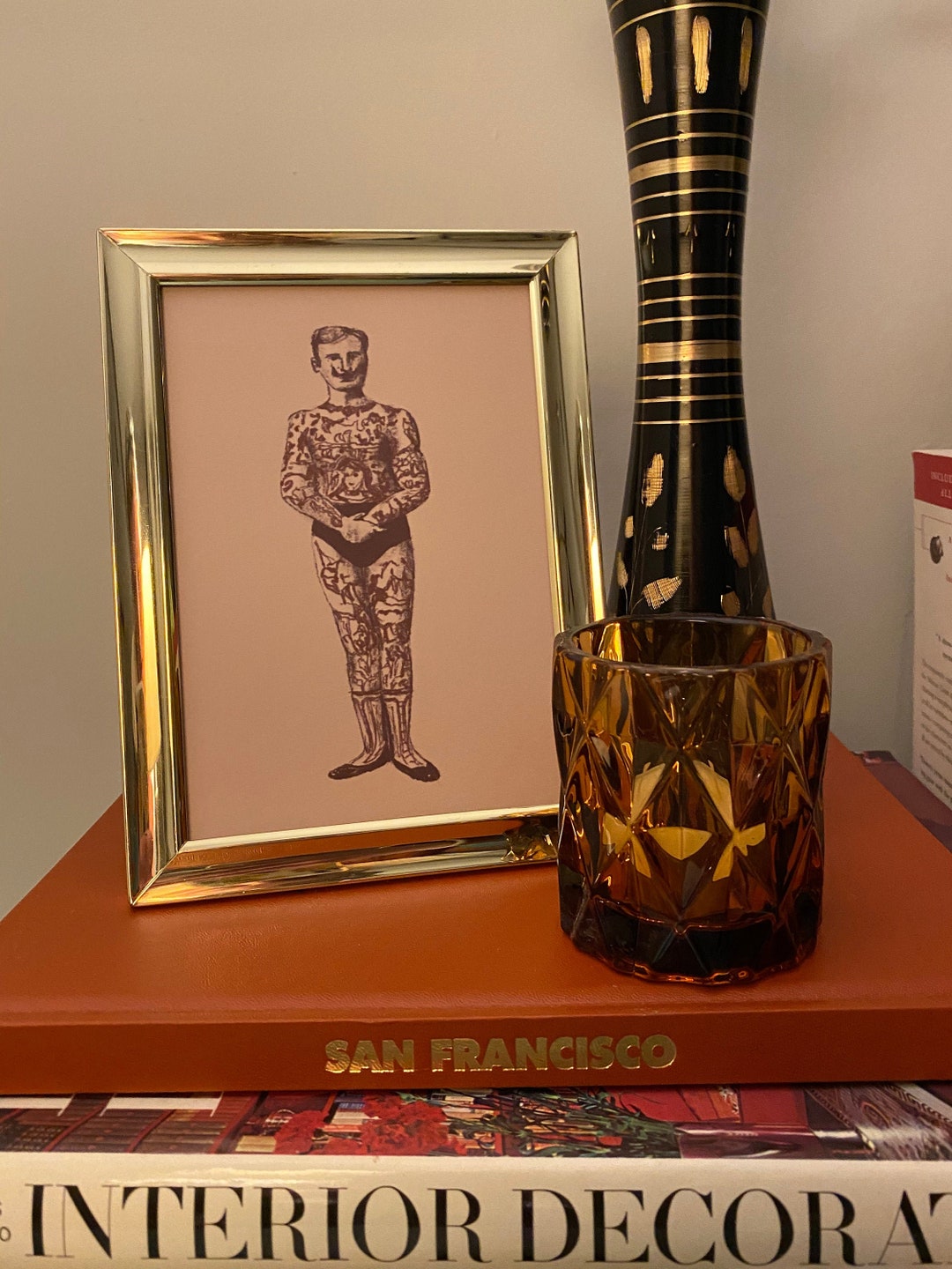 Tattooed Terry | Pencil Drawing | Art Print | Spooky Sketch | Vintage ...