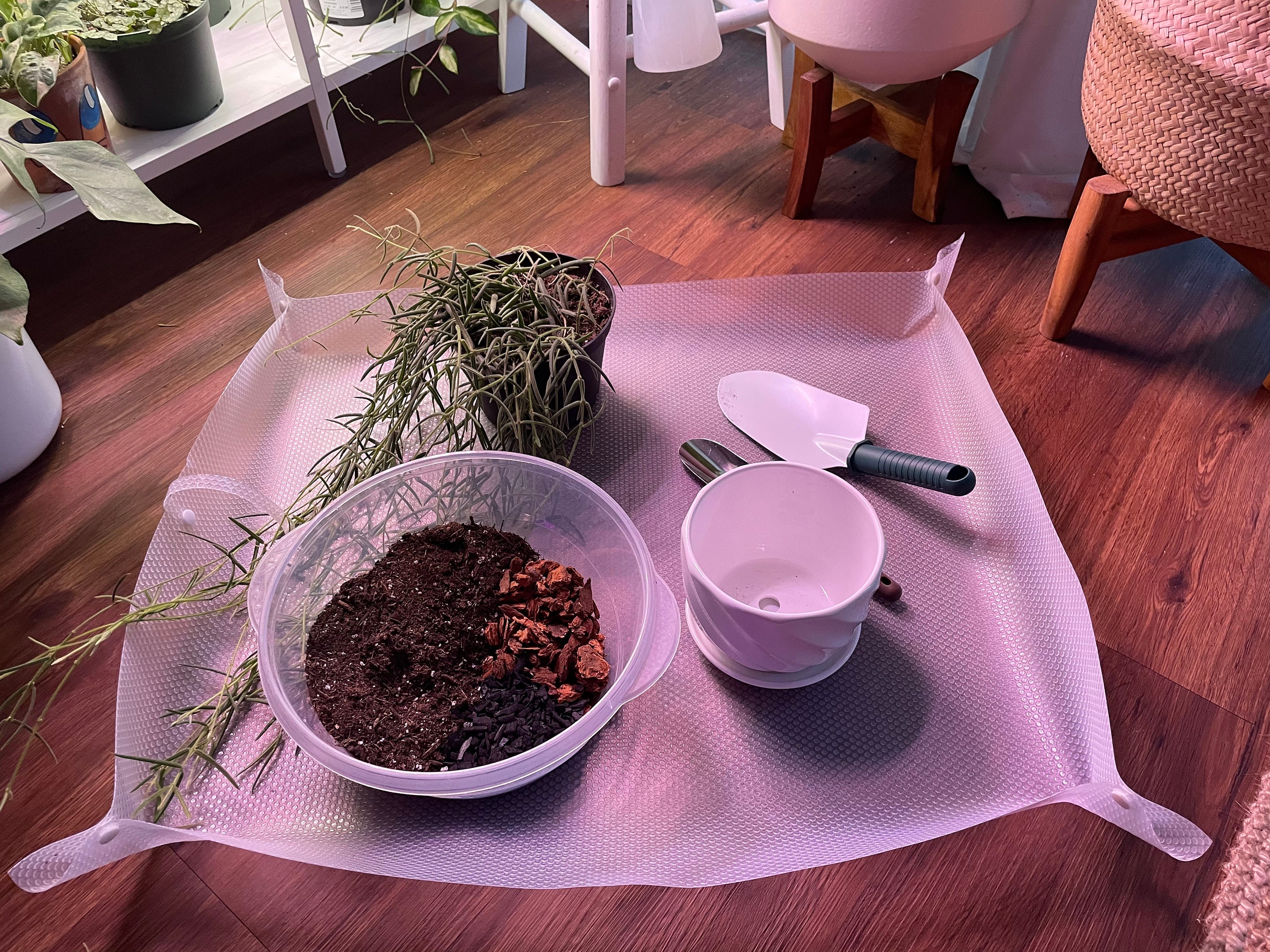 Plants Gardening Garden Plant Seeding Repotting Tarp Indoor Flower ...