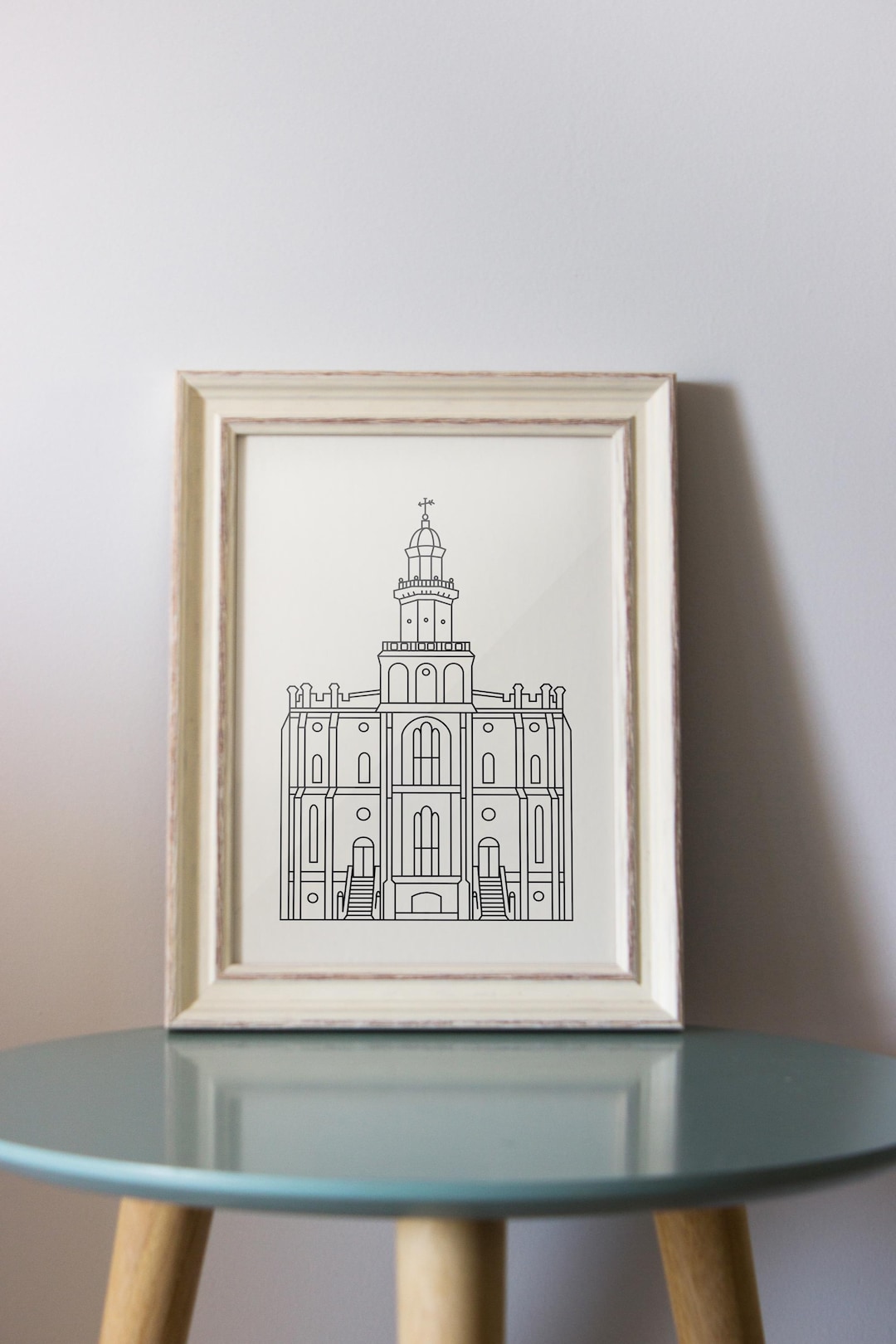 St. George Utah Temple Print | Saint George Temple | Temple Print ...