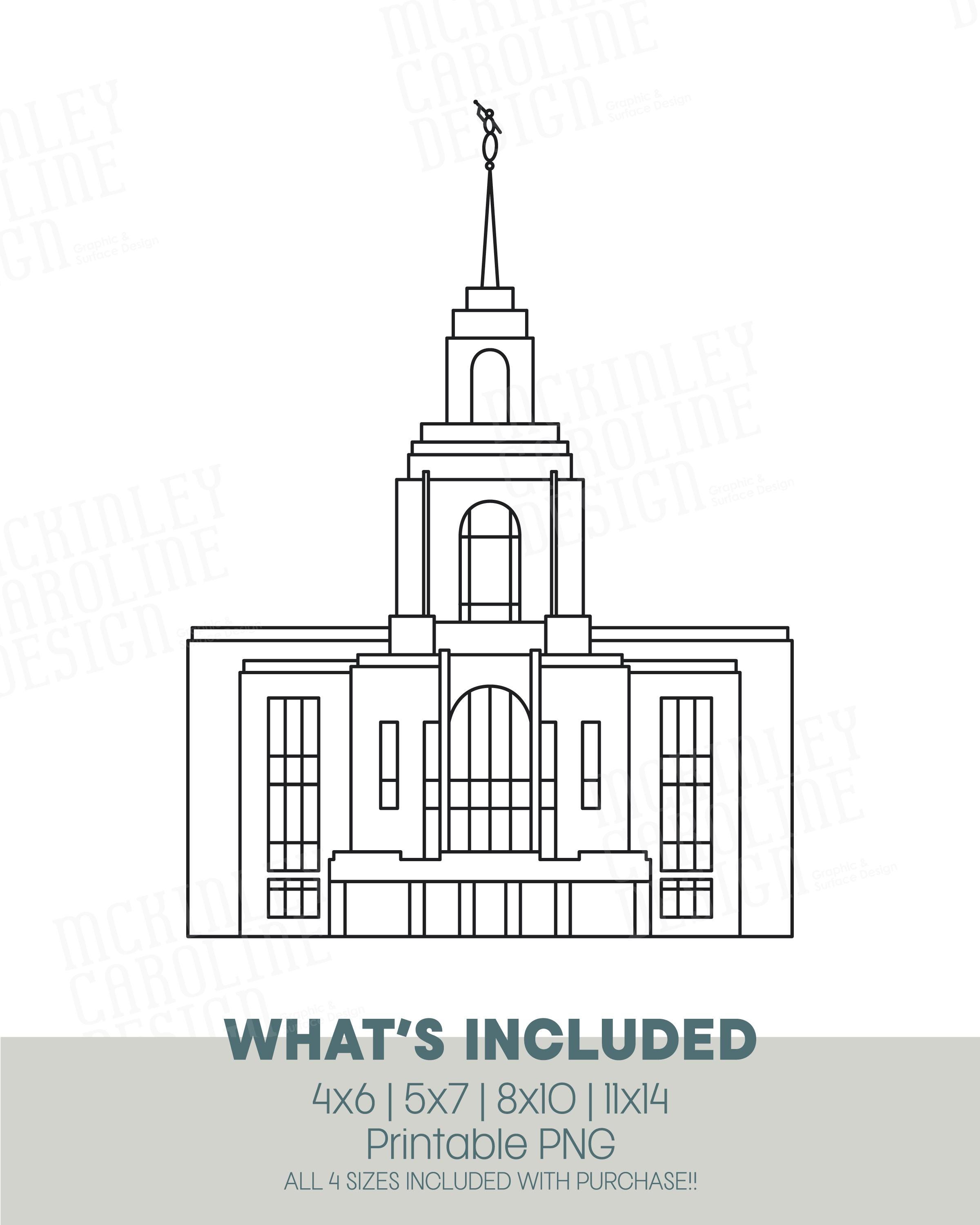 Red Cliffs Utah Temple Print | Red Cliffs Temple | Temple Print ...