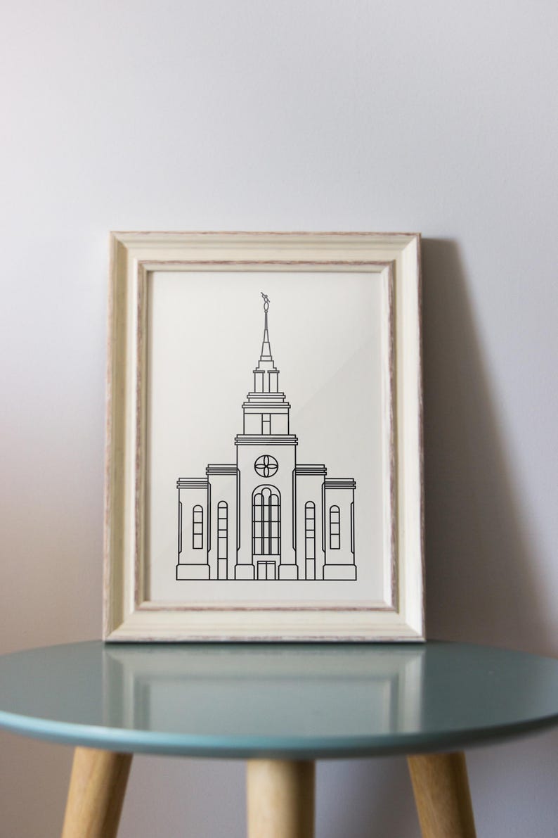 Layton Utah Temple Print | Layton Temple | Temple Print | Digital ...