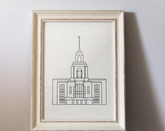 Layton Utah Temple Print | Layton Temple | Temple Print | Digital ...