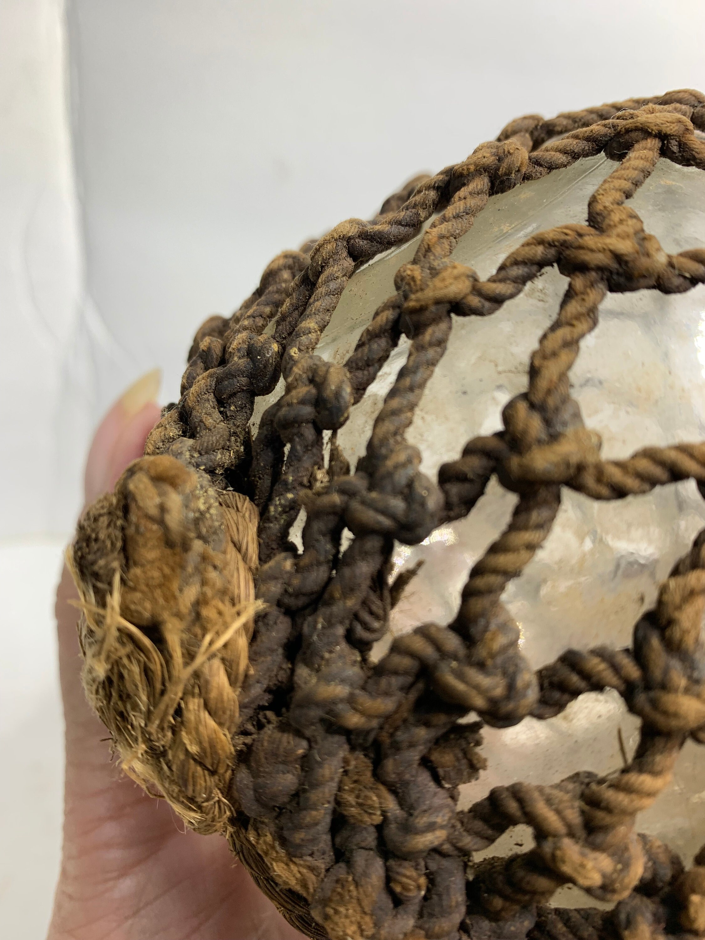 Glass Fish Float, Clear Glass Fish Bobber, Vintage Fish Equipment - Etsy