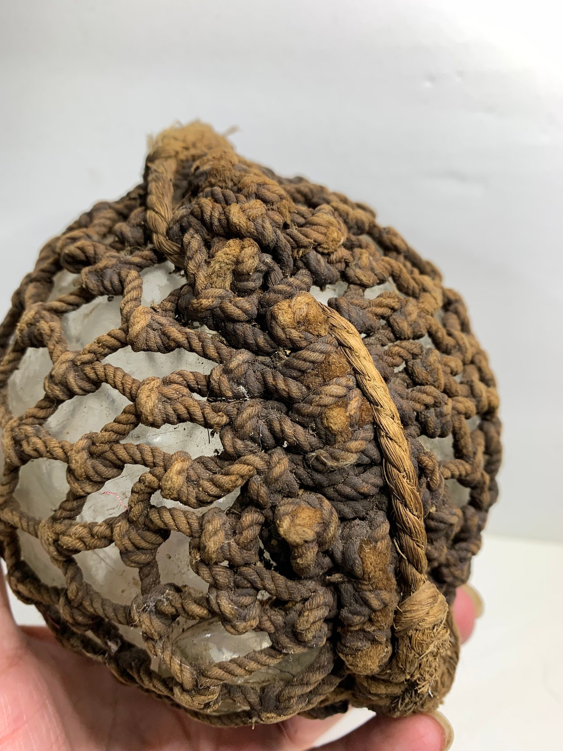 Glass Fish Float, Clear Glass Fish Bobber, Vintage Fish Equipment - Etsy