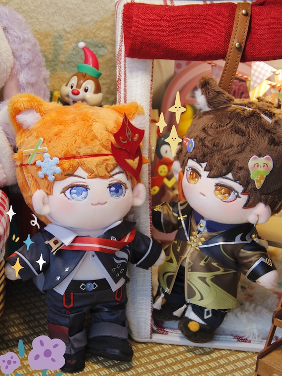 20cm Childe and Zhongli Nui Plush Dolls NAKED DOLL ONLY - Etsy India