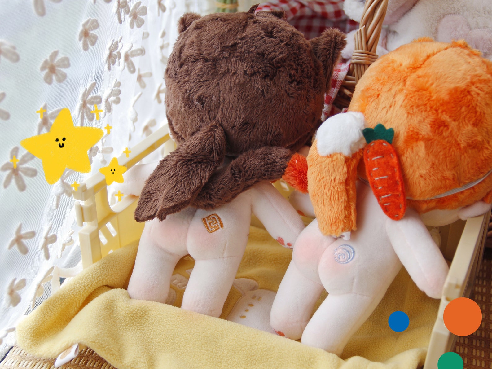 20cm Childe and Zhongli Nui Plush Dolls - NAKED DOLL ONLY - Unofficial ...