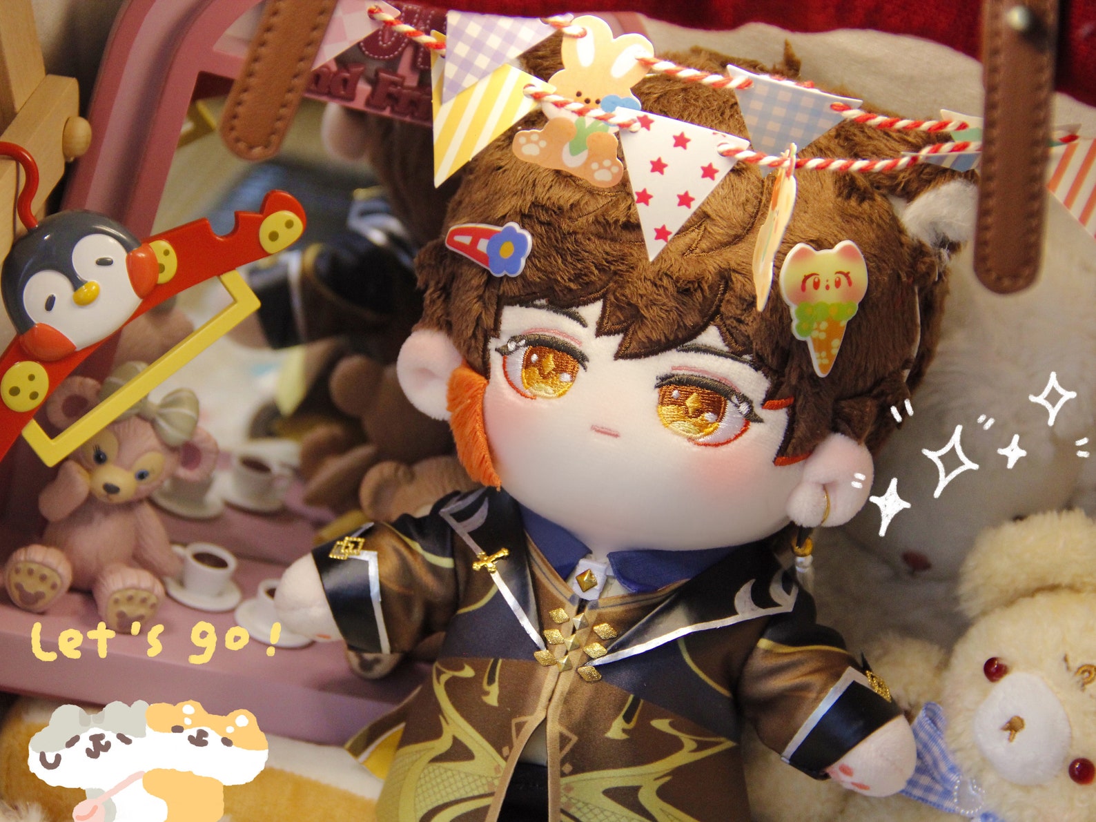 20cm Childe and Zhongli Nui Plush Dolls - NAKED DOLL ONLY - Unofficial ...