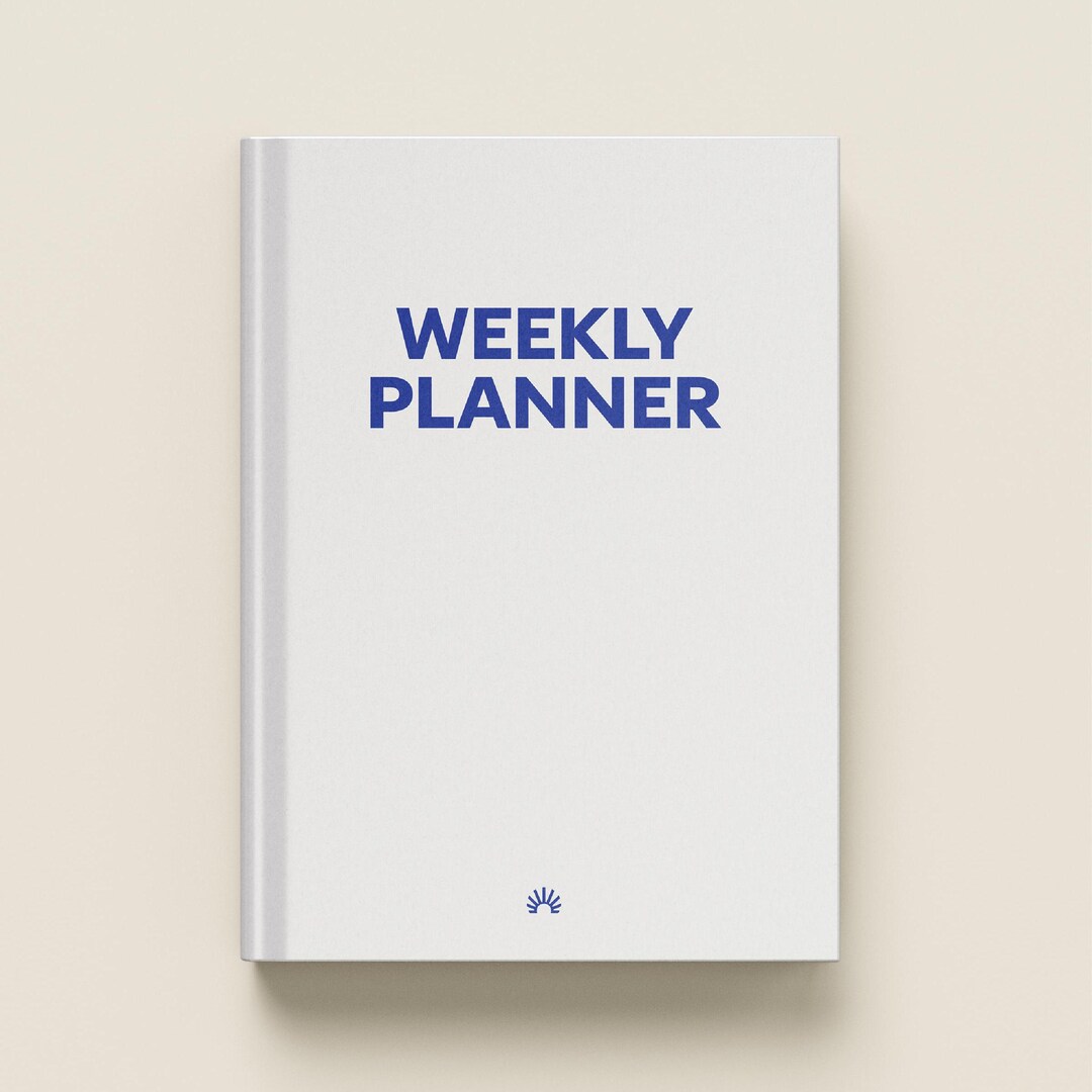 White Colorful Guided Weekly Planner Full Year #1 - Etsy