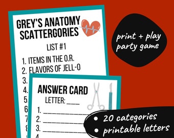 Printable Nurse Game - Etsy