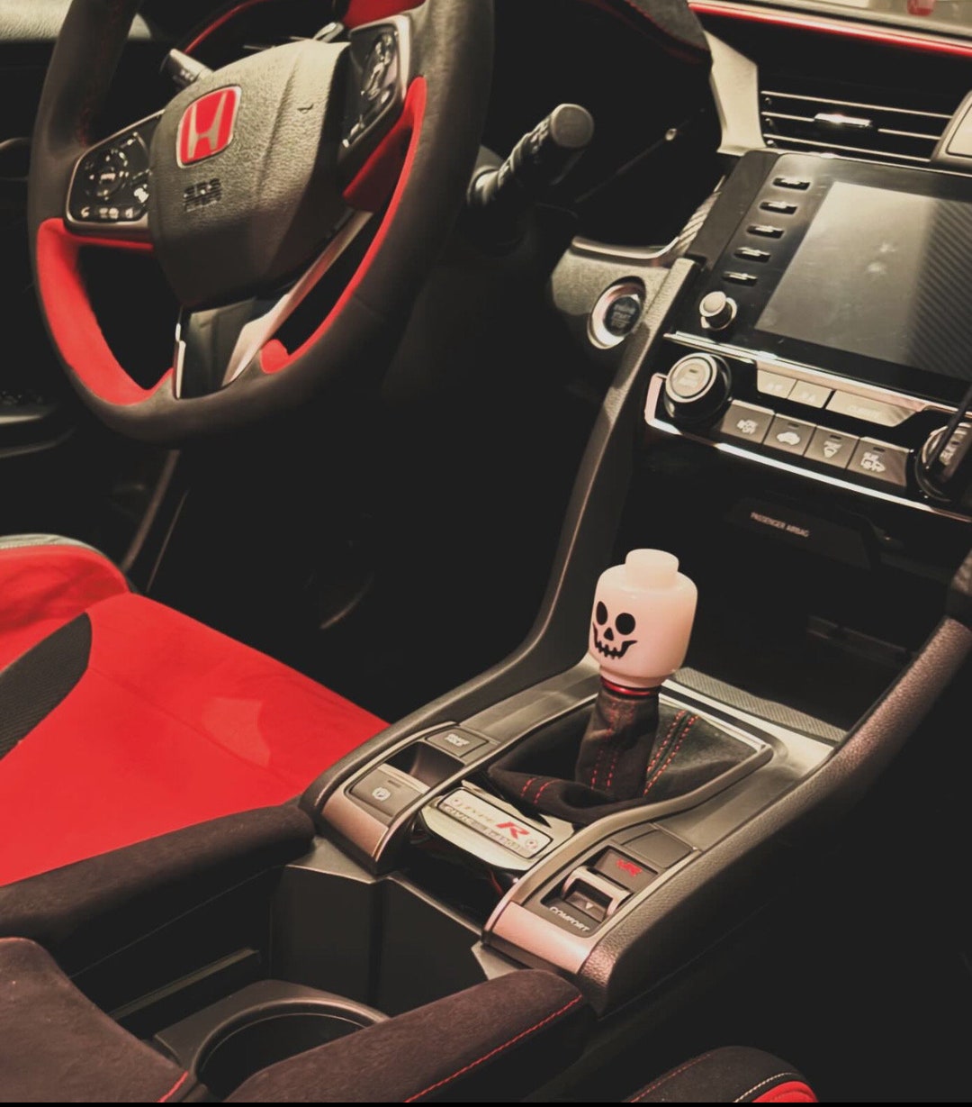 Block Head Skeleton - 60mm Resin Shift Knob Glow in Dark - Etsy