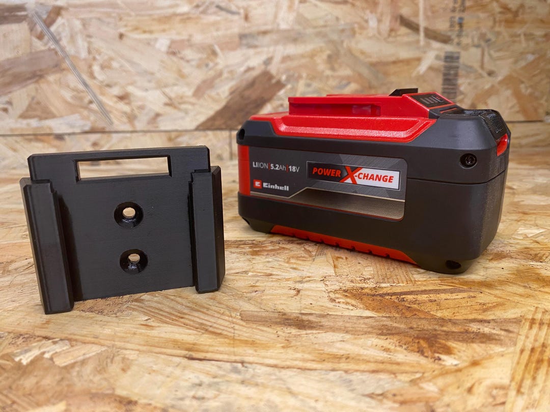 Einhell Battery Holder | Robust Wall Mount for 18V Power X-change ...