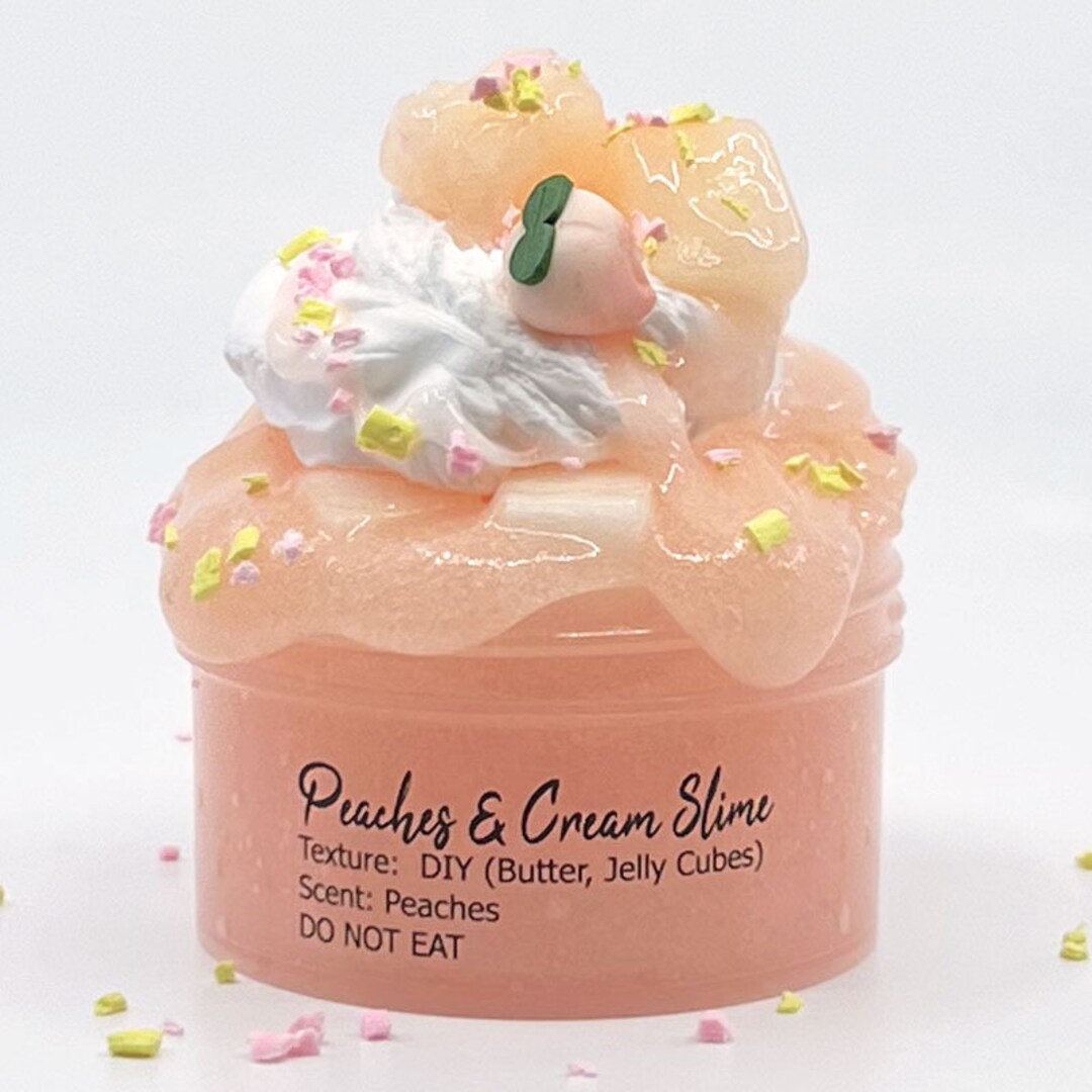 Peaches and Cream DIY Jelly Cubes Scented Slime - Etsy