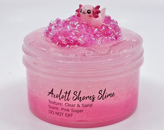 Axolotl Shores Slime (three Combined Textures), Sand, Clear, Bingsu ...