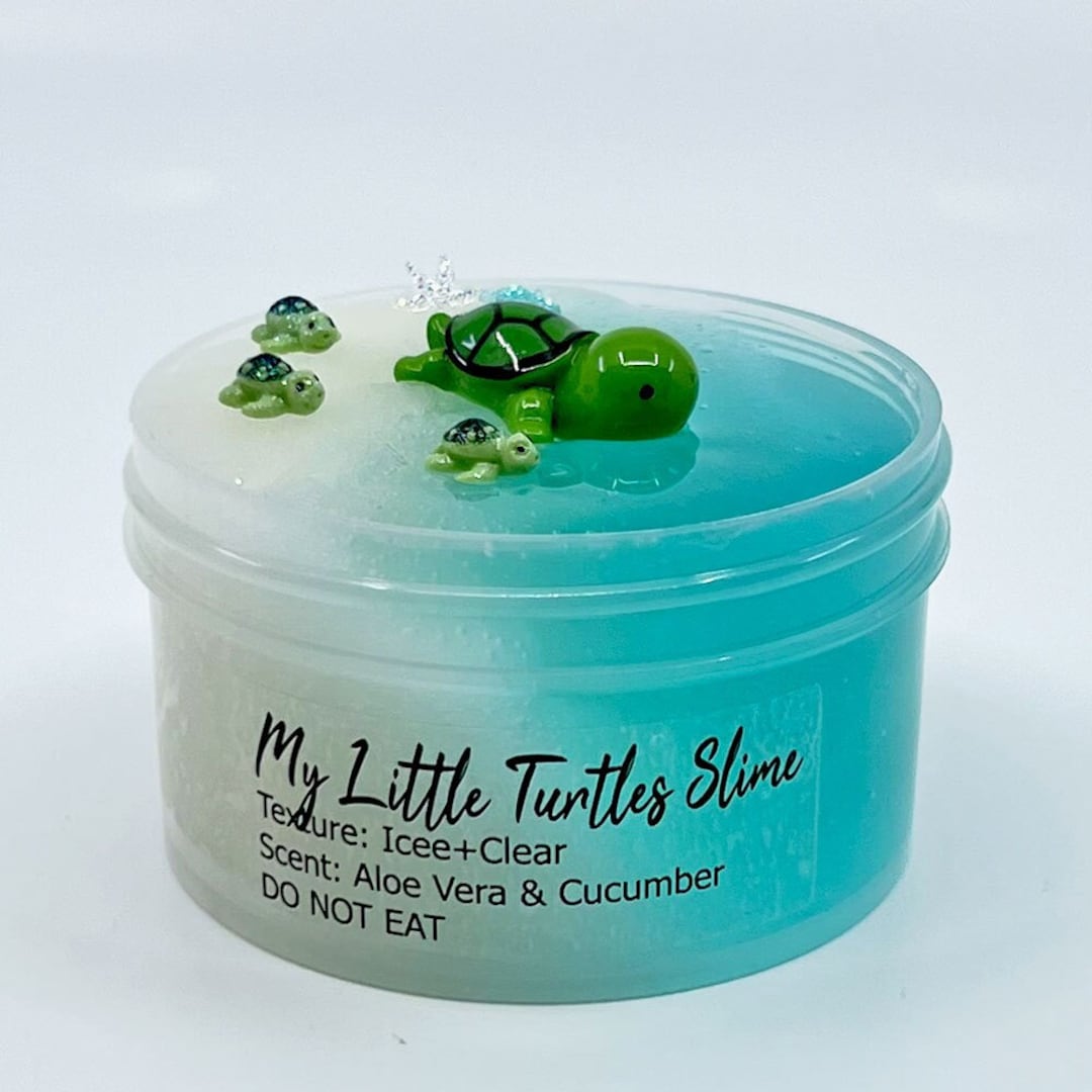 My Little Turtles Icee Clear Scented Slime - Etsy
