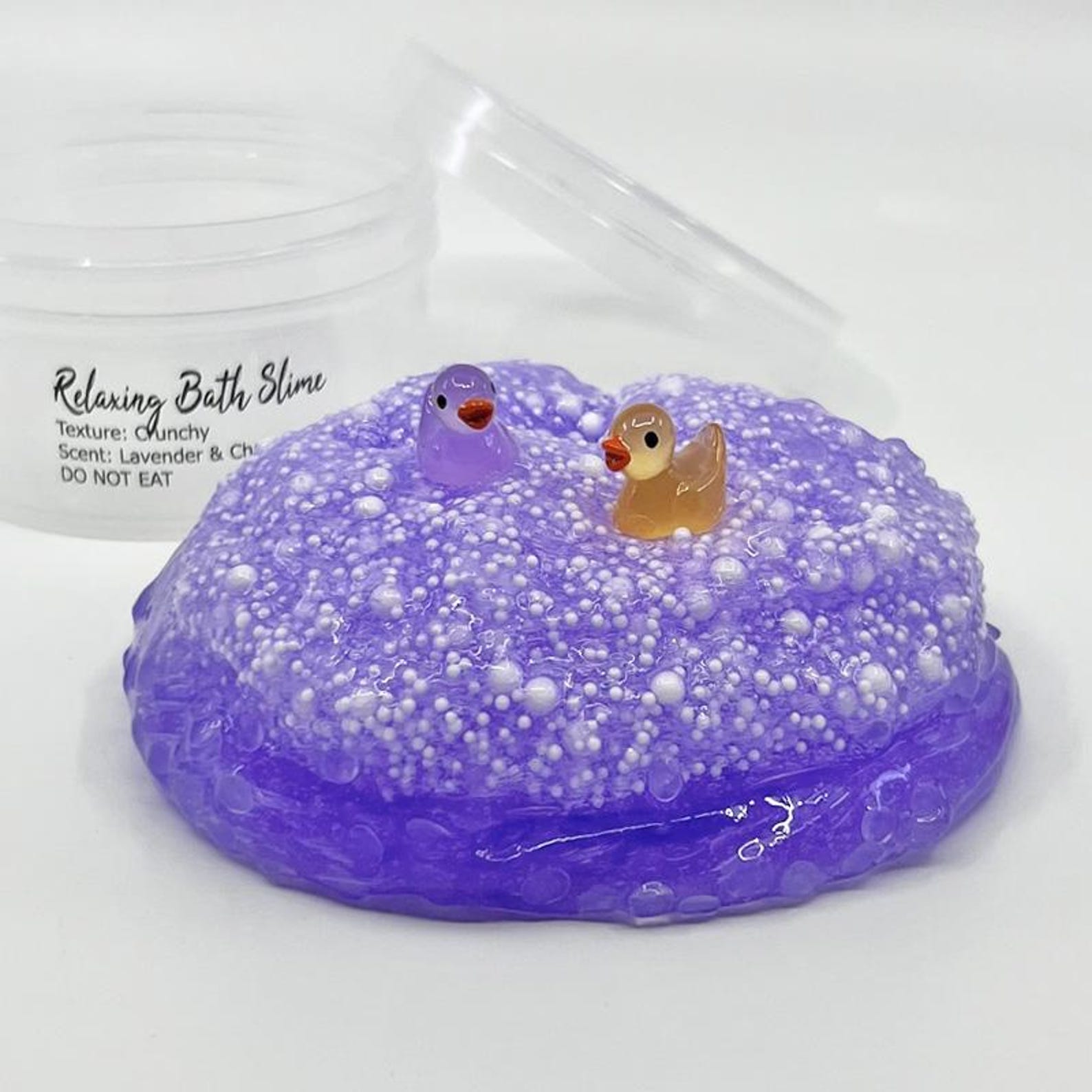 Relaxing Bath Slushie Floam Slime: Lavender Chamomile Crunchy Slime ...
