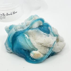 Sunset in the Beach Icee Sand Clear Slime, Pina Colada Scented Slime ...