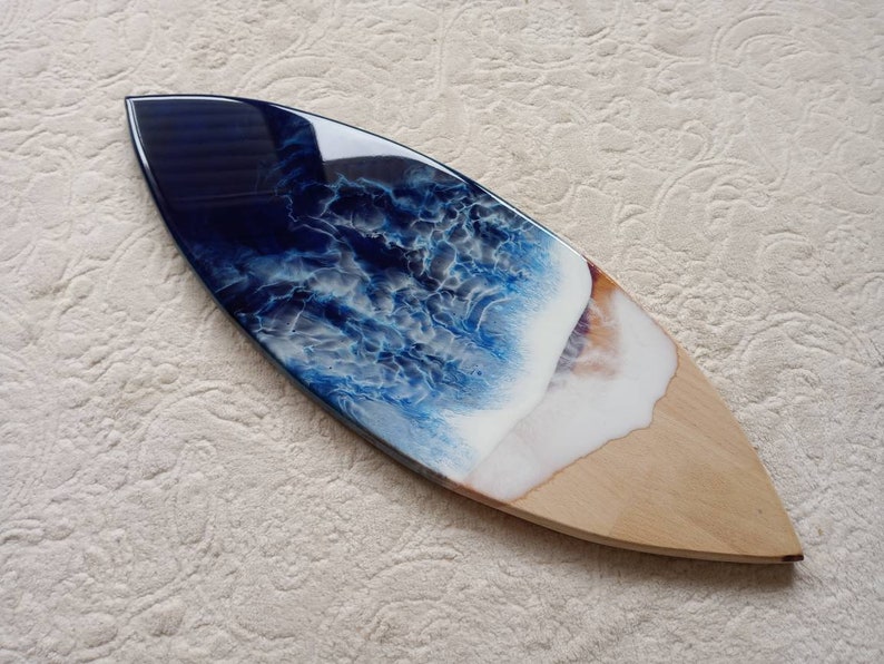 Resin Surfboard Wall Artcoastal Beach House Decor Bath - Etsy