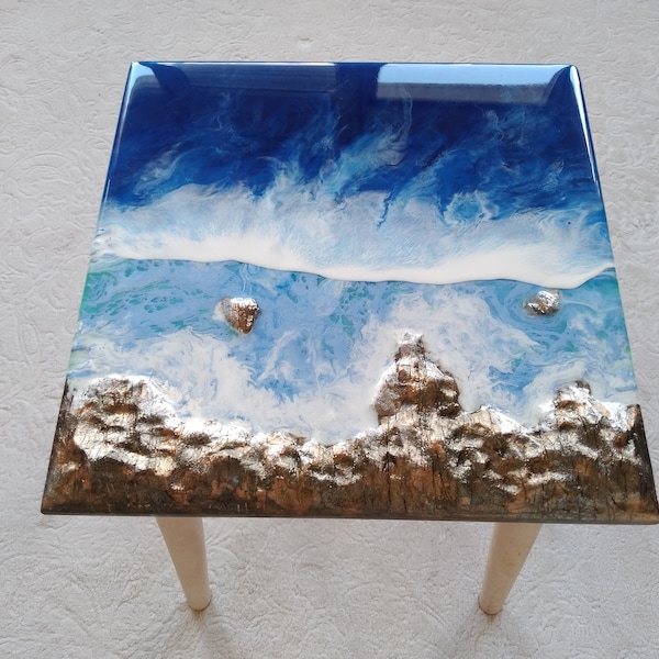 Light Blue Coffee Table - Etsy