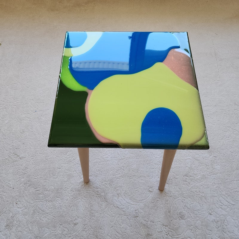 Blue Coffee Table - Etsy