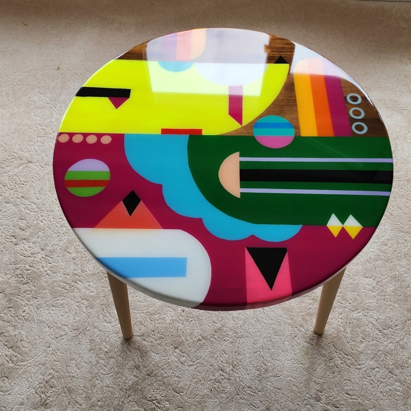 Retro Side Table - Etsy