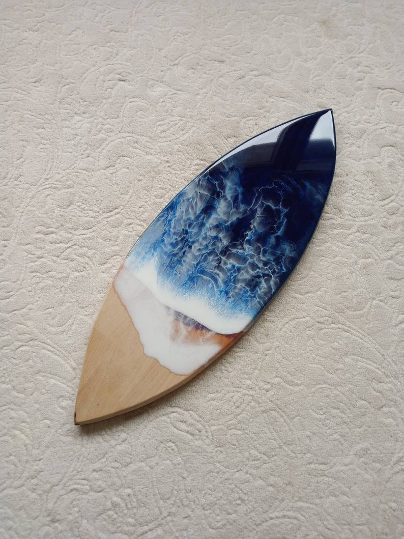 Resin Surfboard Wall Artcoastal Beach House Decor Bath - Etsy