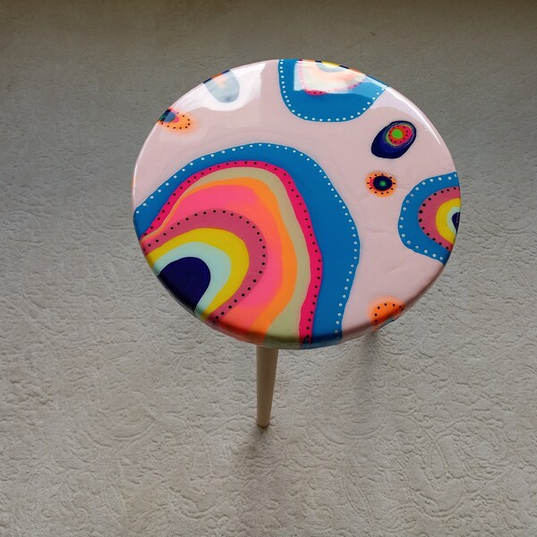 Retro Side Table - Etsy