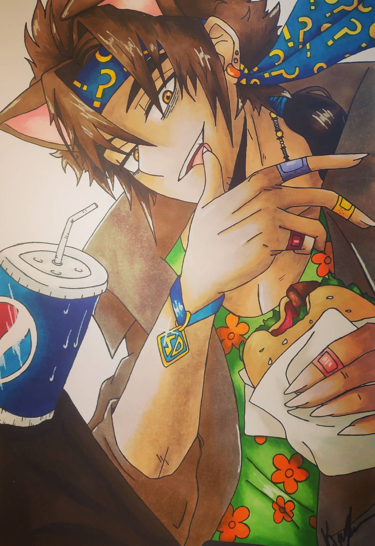 Human Scooby-doo Original Drawing - Etsy