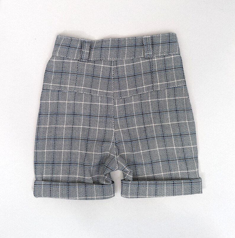 Boys 5pcs Grey Checker Formal Outfit Set With Shorts Summer - Etsy
