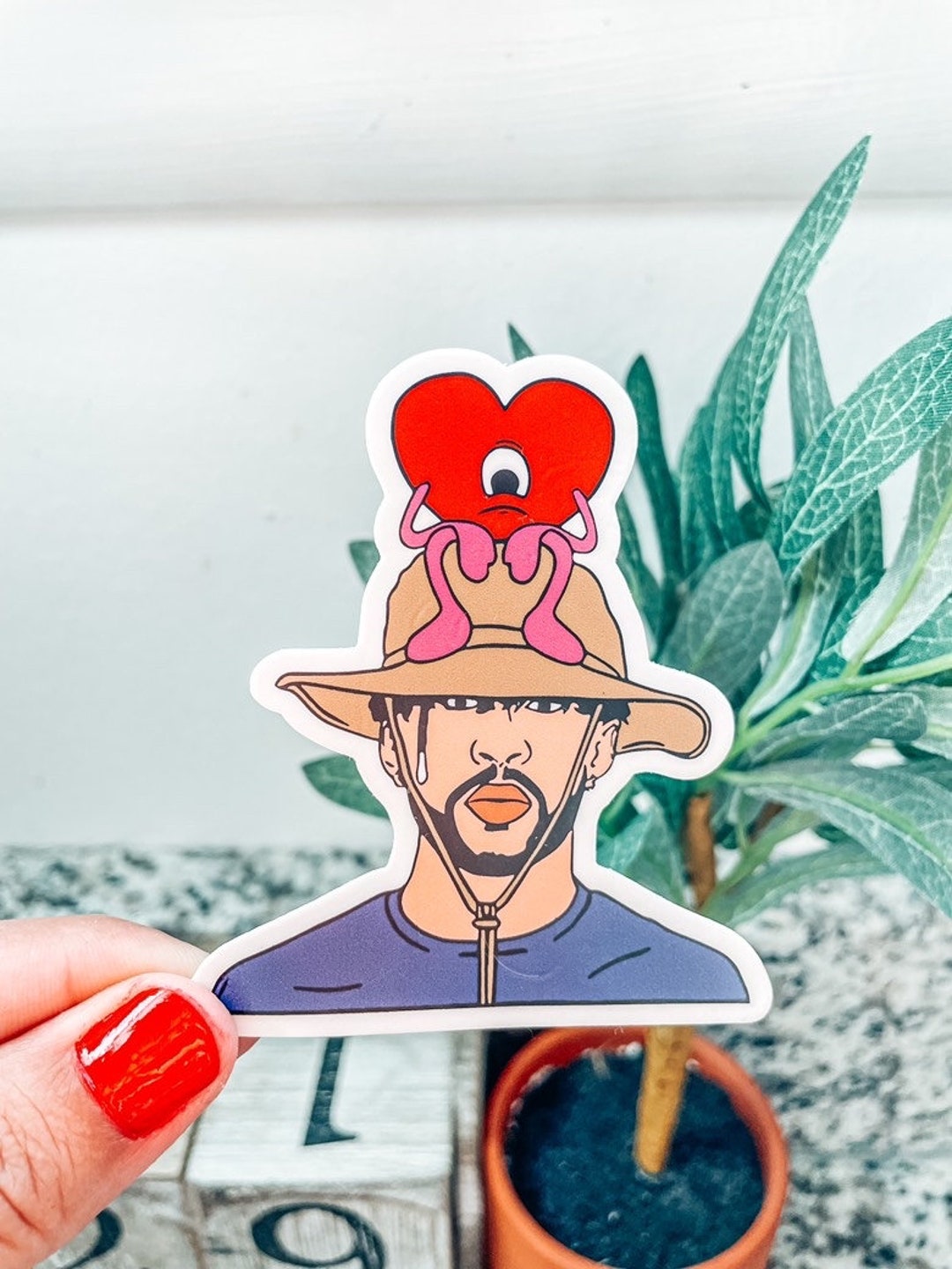 Bad Bunny Sticker Waterproof Sticker Un Verano Sin Ti Vinyl - Etsy