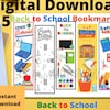Math Class Back to School Bookmark | 3 Math Subject Printable Bookmark ...