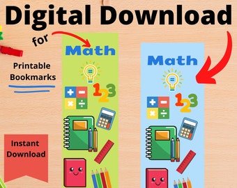 Printable Bookmarks Template Printable Bookmarks for Kids - Etsy Israel