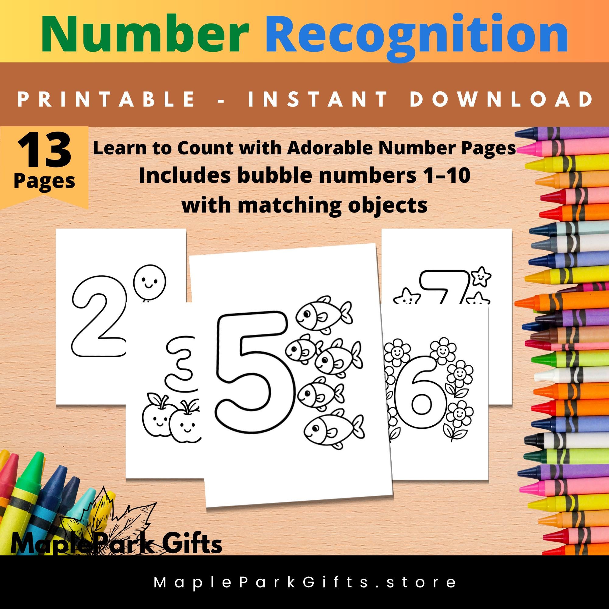 Preschool Alphabet Numbers Shapes Coloring Pages | Kids Educational ...