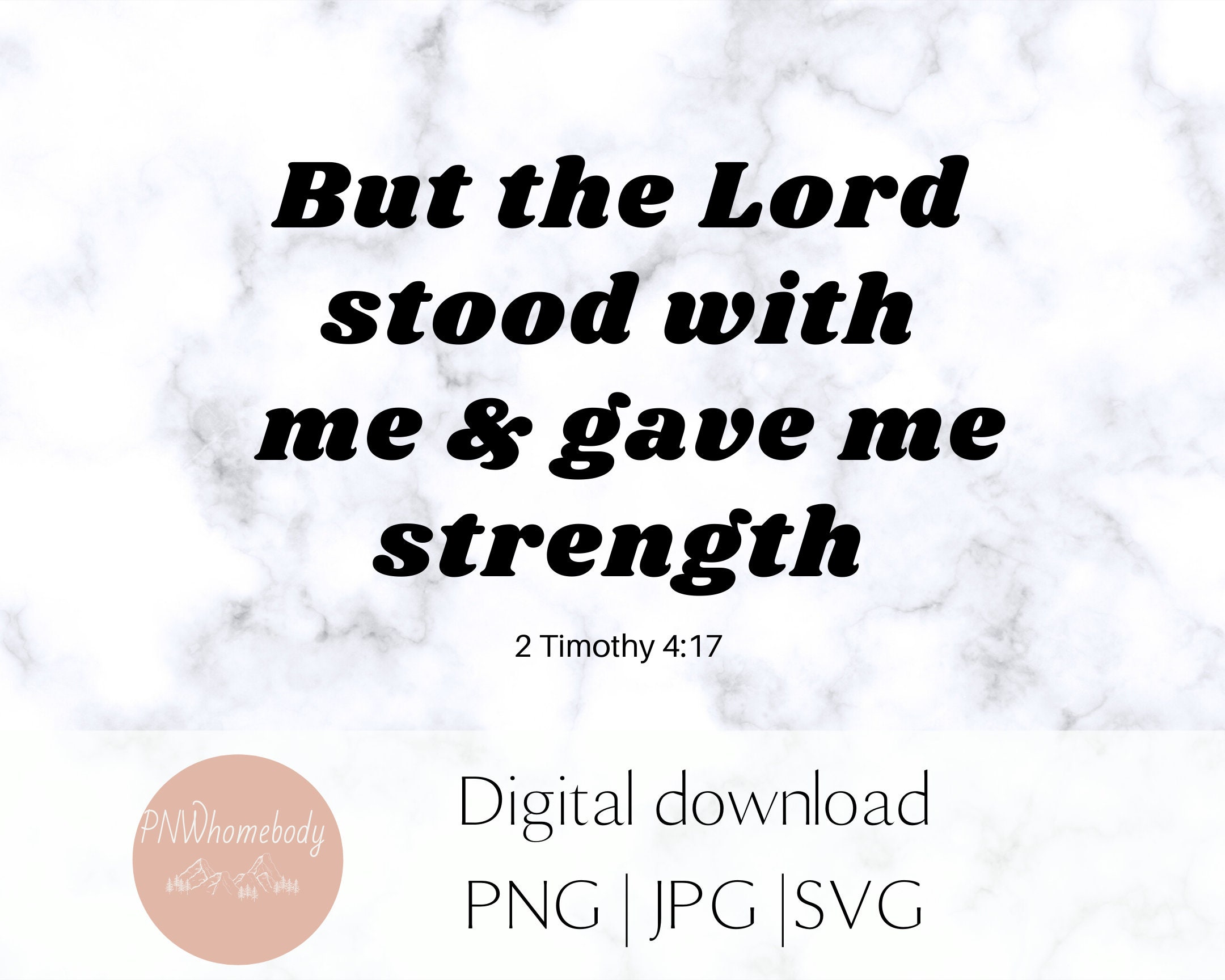 Bible Verse 2 Timothy SVG PNG Digital Download for Cricut - Etsy