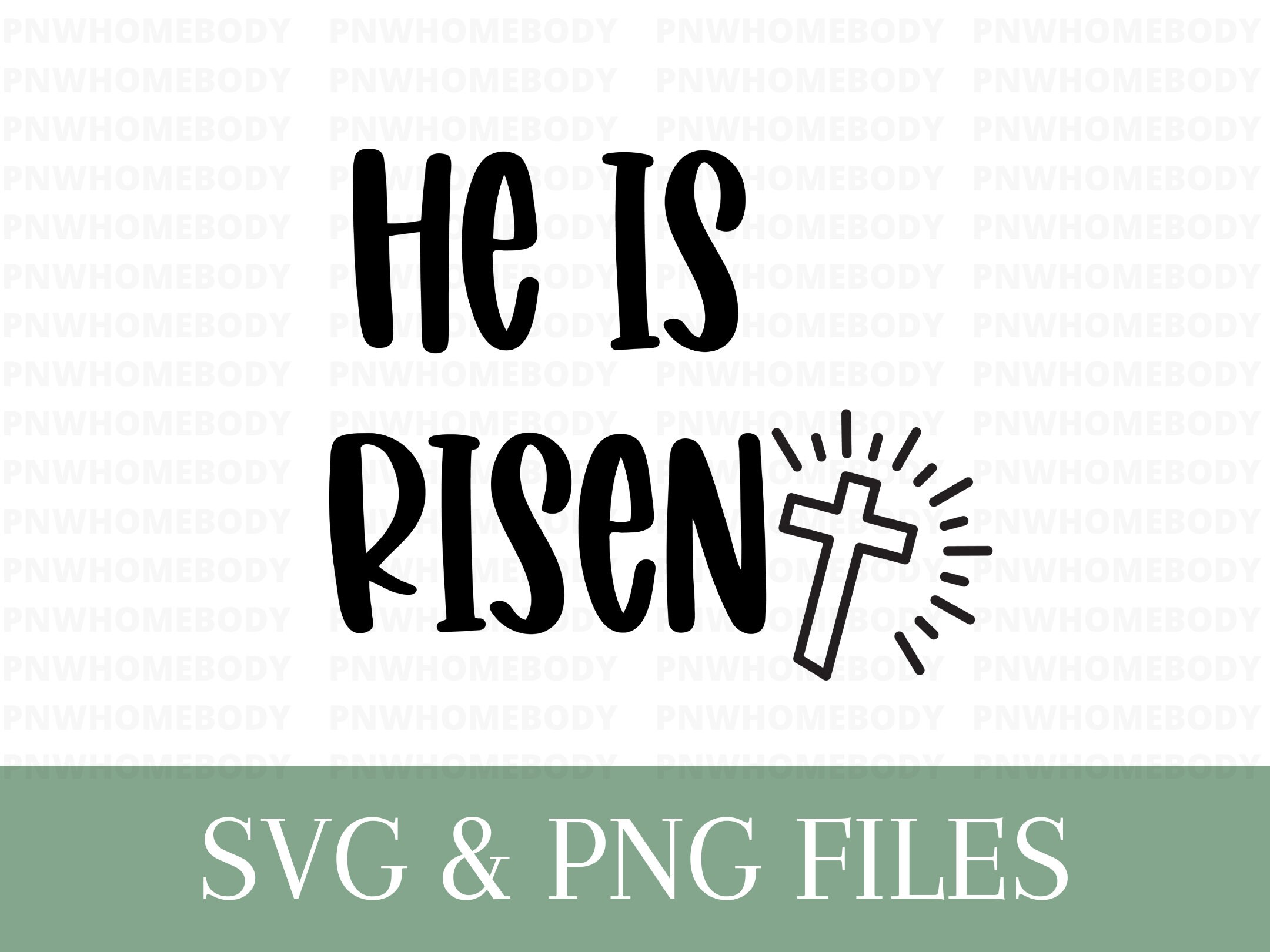 He is Risen SVG, Png, Digital Download, Christian Svg, Bible Verse Svg ...