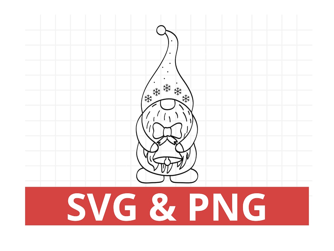 Christmas Gnome Svg, Gnome Clipart, Snowflake Svg, Christmas Svg, Gnome ...