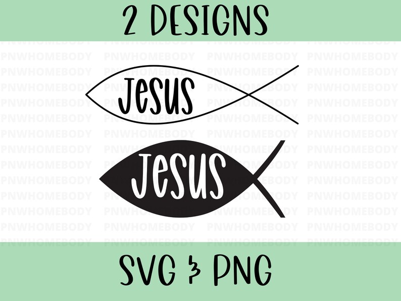 Jesus Fish Bundle Svg, Png, Faith Svg, Religious Svg, Digital Download ...
