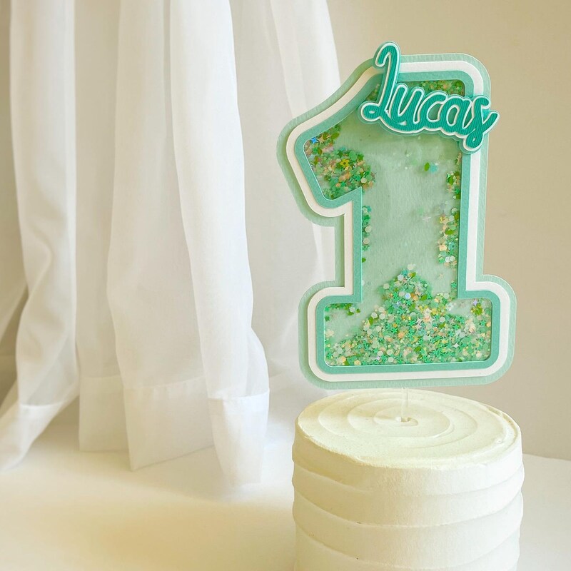 Number Cake Topper - Etsy