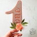 No. 1 Topper Floral Cake Topper One Cake Topper - Etsy