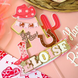 First Rodeo Cake Topper, First Rodeo Birthday Party, Cowgirl Cake ...