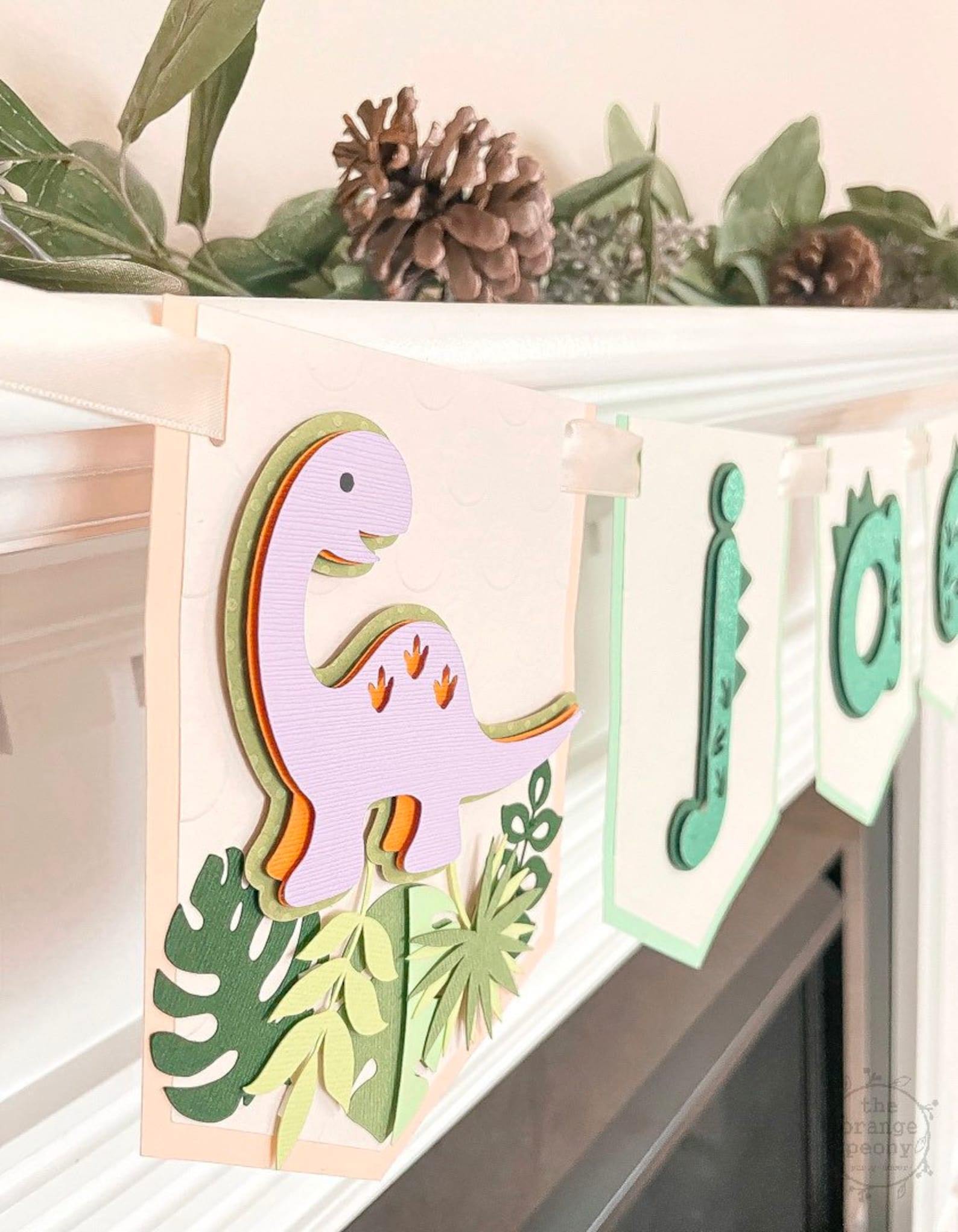 Dinosaur Birthday Banner Dino Party Decorations Dinosaur - Etsy