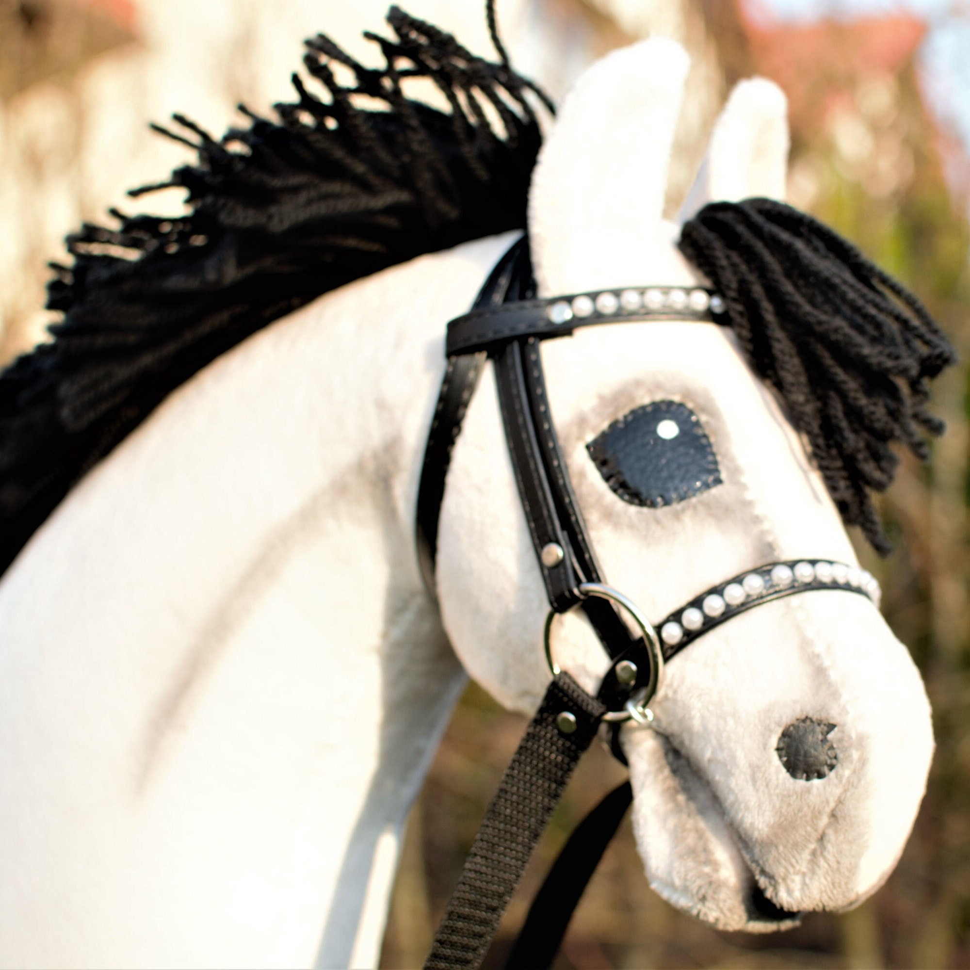 Hobby Horse Light Buckskin II Black Bridle - Etsy UK