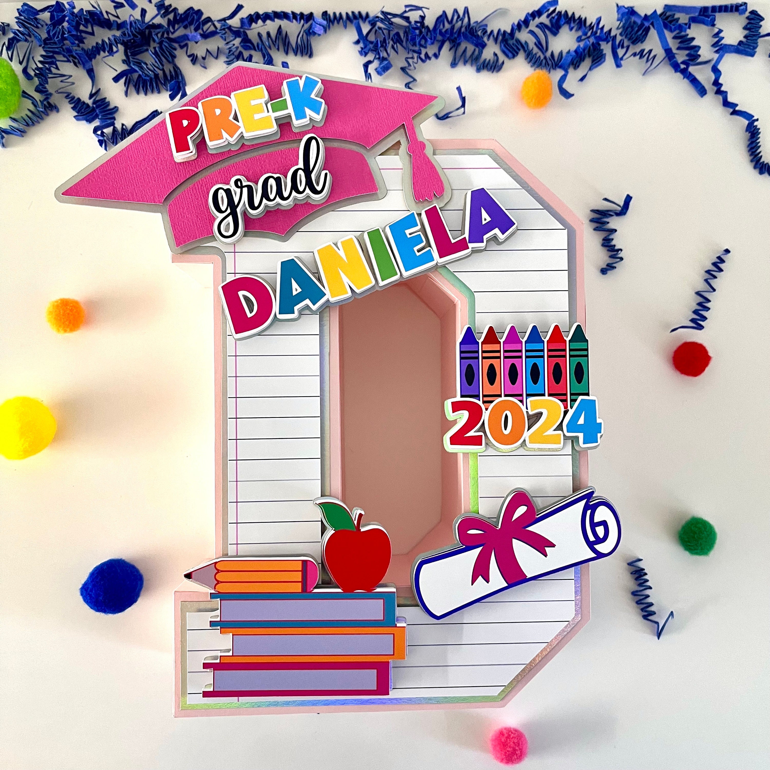 Pre-k Graduation 3D Letter, Pre-k Grad Party Decoration, Pre-k Custom ...