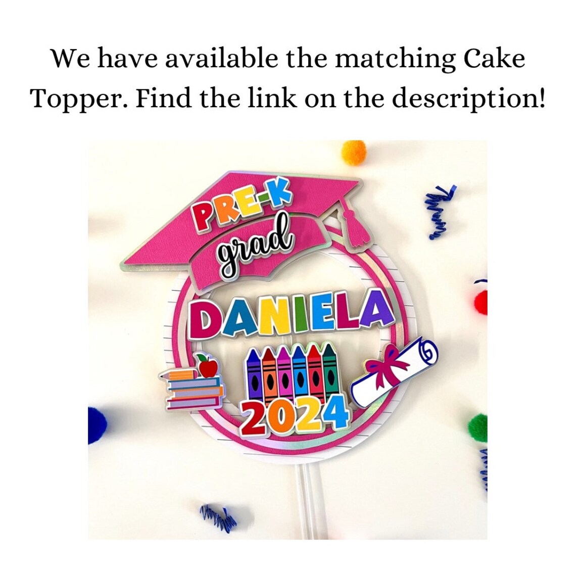 Pre-k Graduation 3D Letter, Pre-k Grad Party Decoration, Pre-k Custom ...