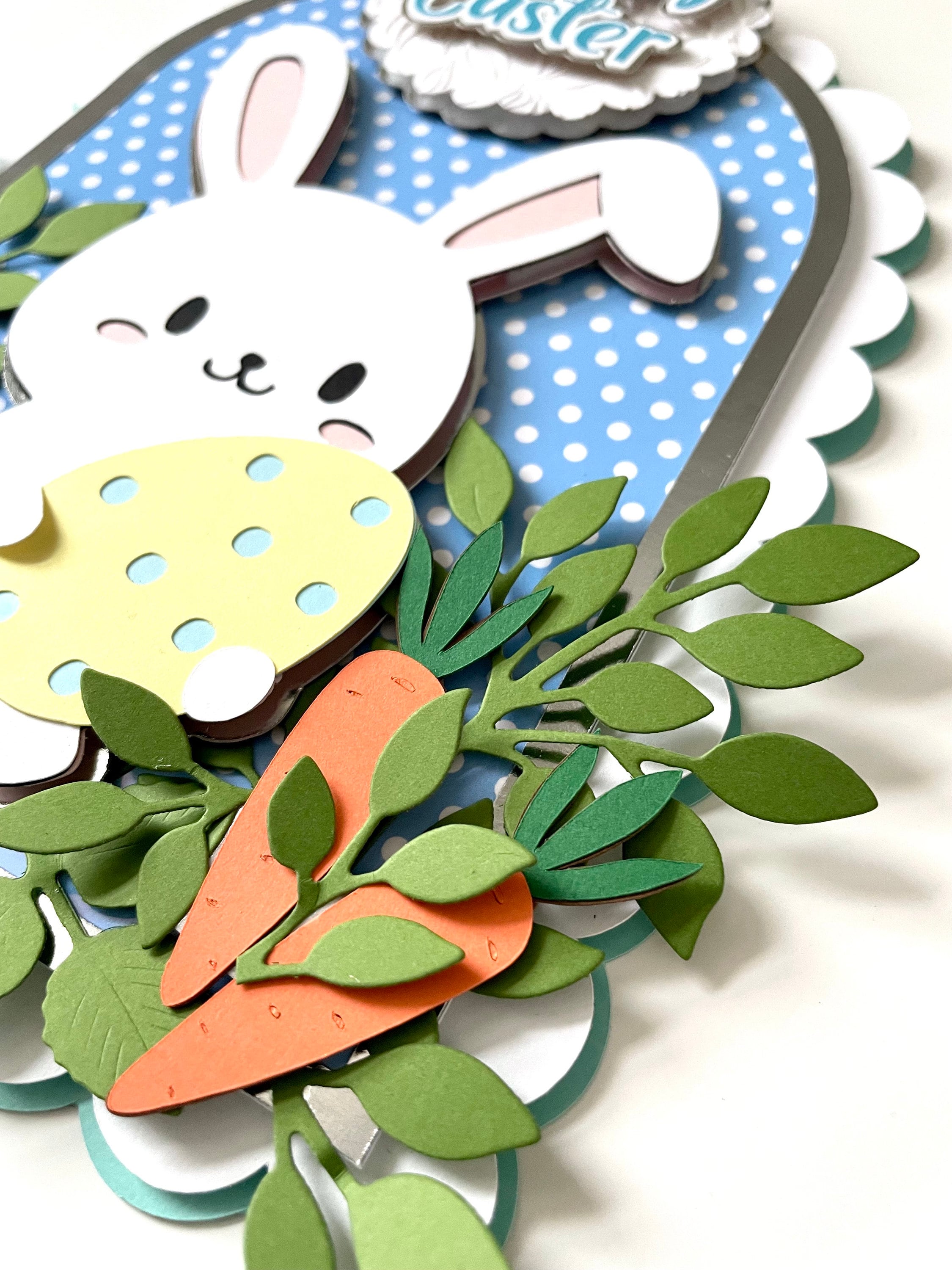 Bunny Easter Cake Topper, 1st Birthday Party, Easter Party Decoration ...