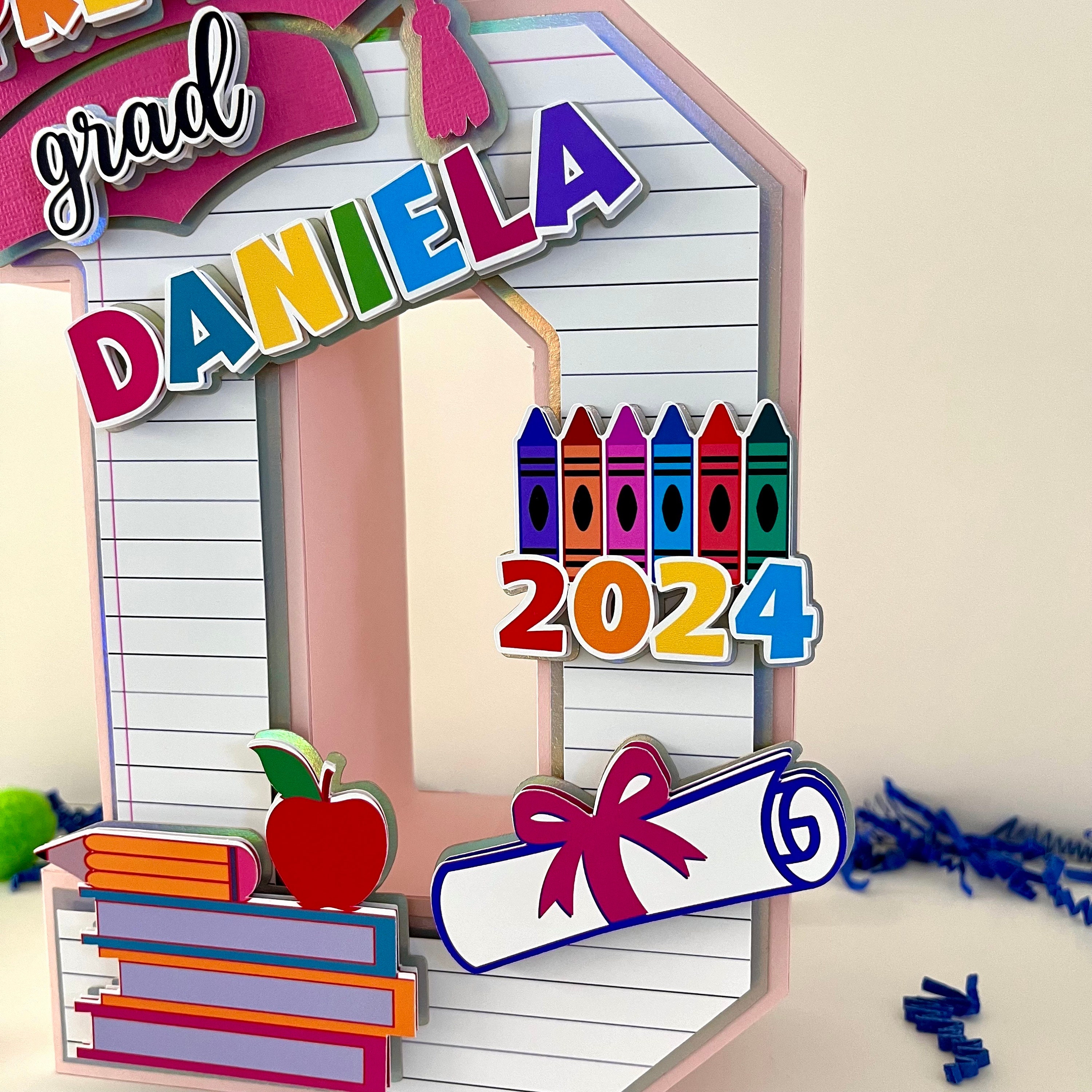 Pre-k Graduation 3D Letter, Pre-k Grad Party Decoration, Pre-k Custom ...