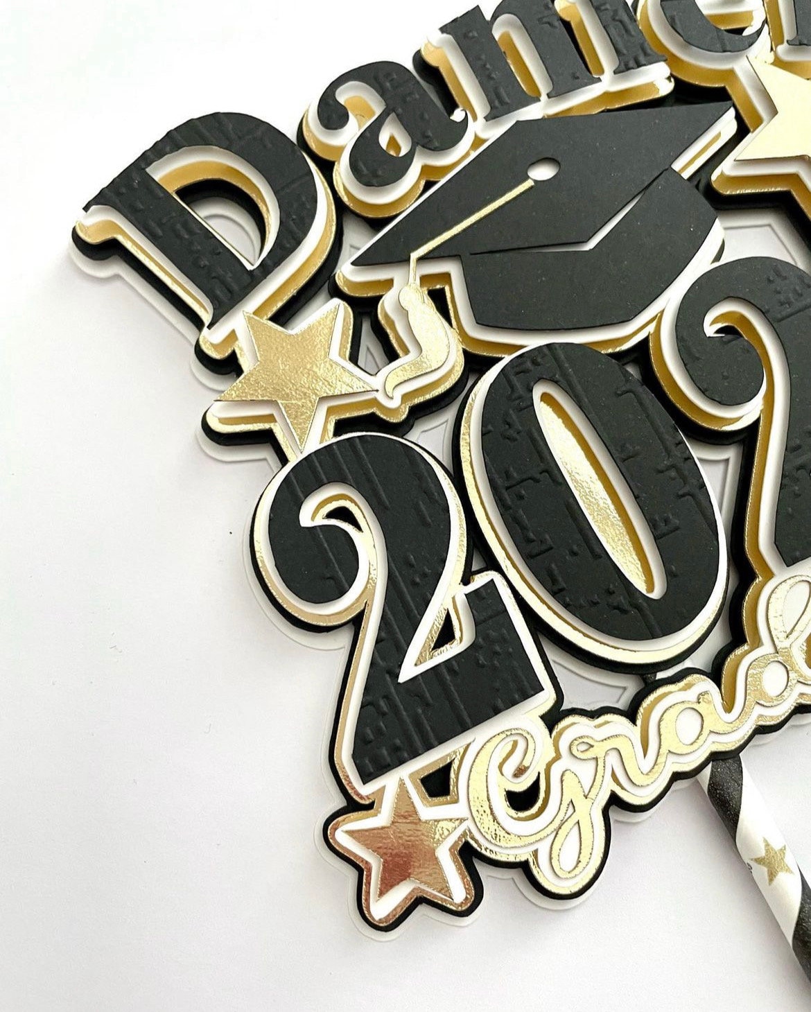 Custom Graduation Cake Topper, Class 2024 Cake Topper, Graduation ...