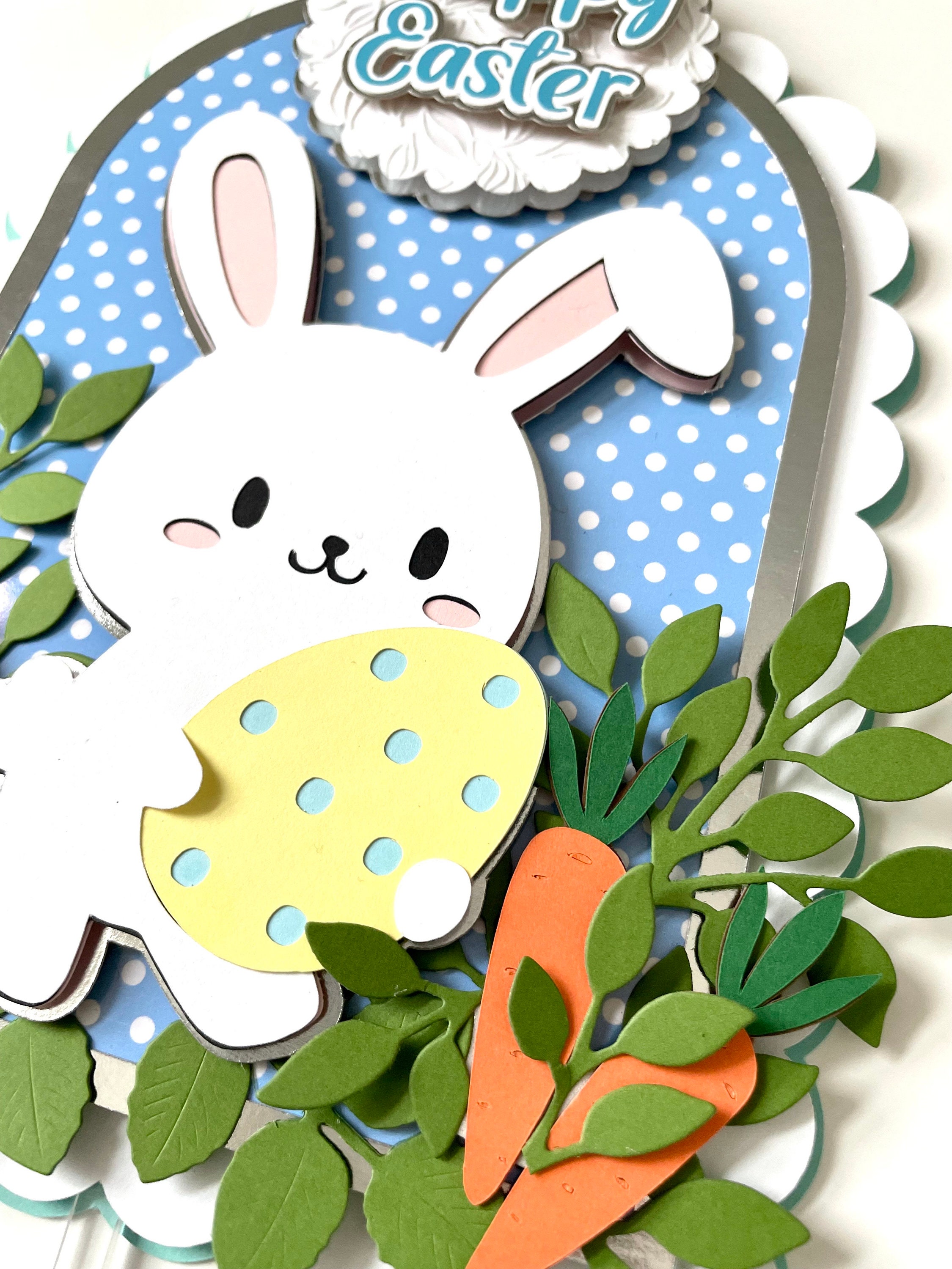 Bunny Easter Cake Topper, 1st Birthday Party, Easter Party Decoration ...